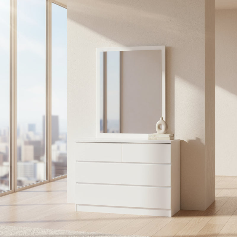 Nadia 4 Drawer Dresser – Home Furniture
