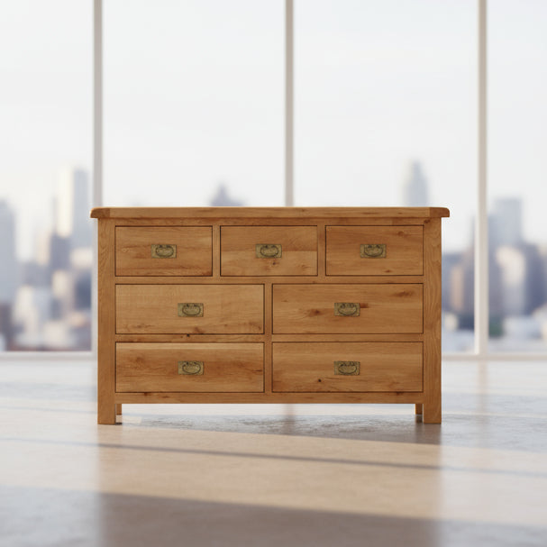 Brighton 7 Drawer Dressing Table – Home Furniture